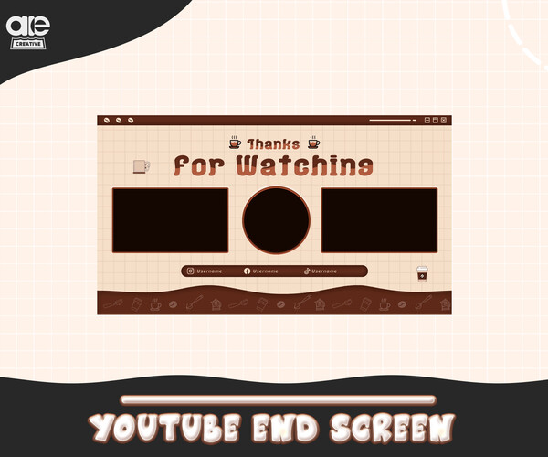 ArtStation - Animated Stream Package Overlay Coffee Lovers, Café Twitch ...