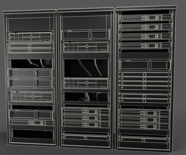 ArtStation - computer servers | Game Assets