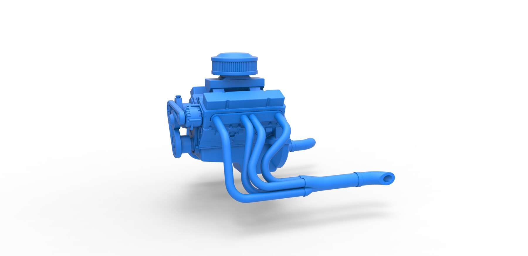 ArtStation - 3D printable Diecast engine V8 for water pumper Sand buggy ...