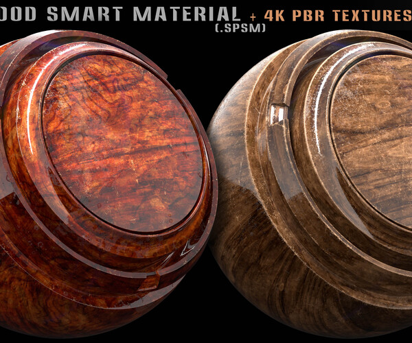 ArtStation - 30 wood smart material + 4k PBR textures - Vol 10 | Game ...