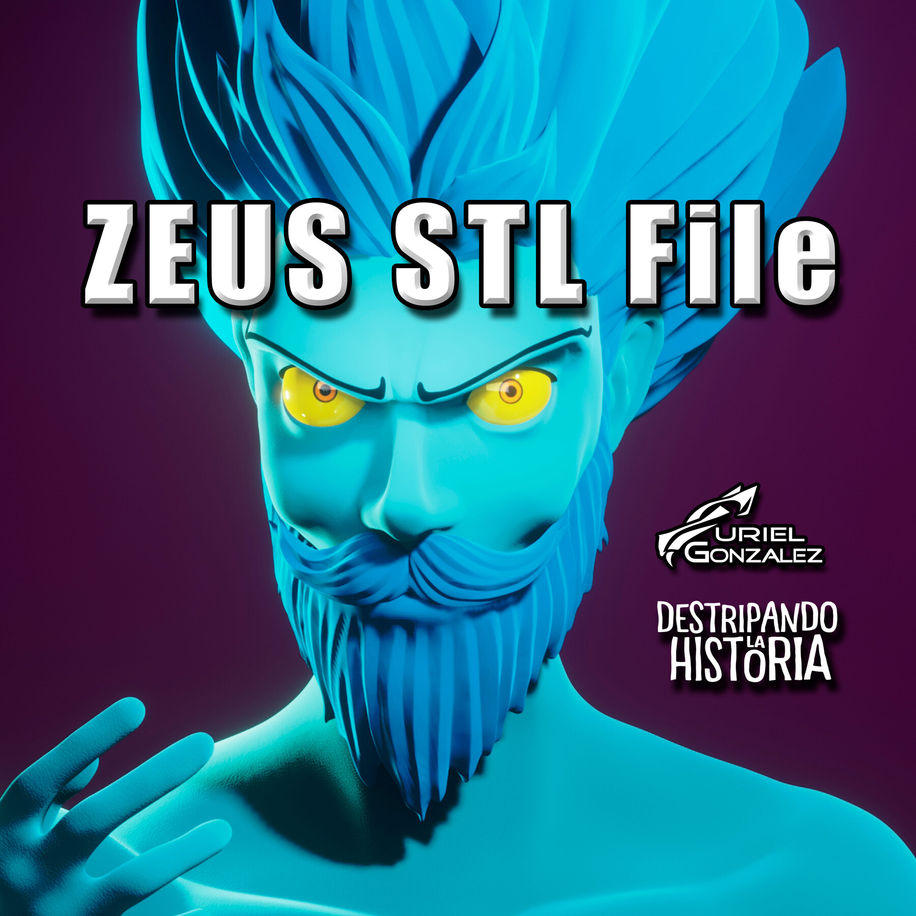 ArtStation - Zeus Figure 3D Print File STL | Resources