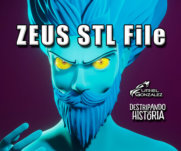 ArtStation - Zeus Figure 3D Print File STL | Resources