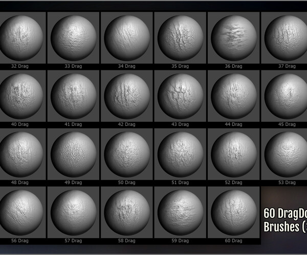 ArtStation - Wood And Bark Maker 305 ZBrush Brushes 65 Alphas And 50 ...