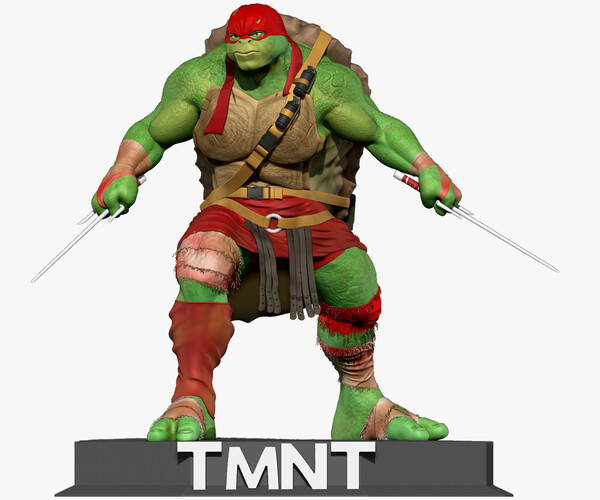 ArtStation - TMNT Raphael ready for 3d printing | Resources