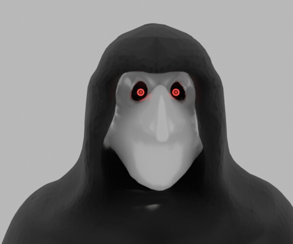 ArtStation - SCP-049 3D model | Game Assets