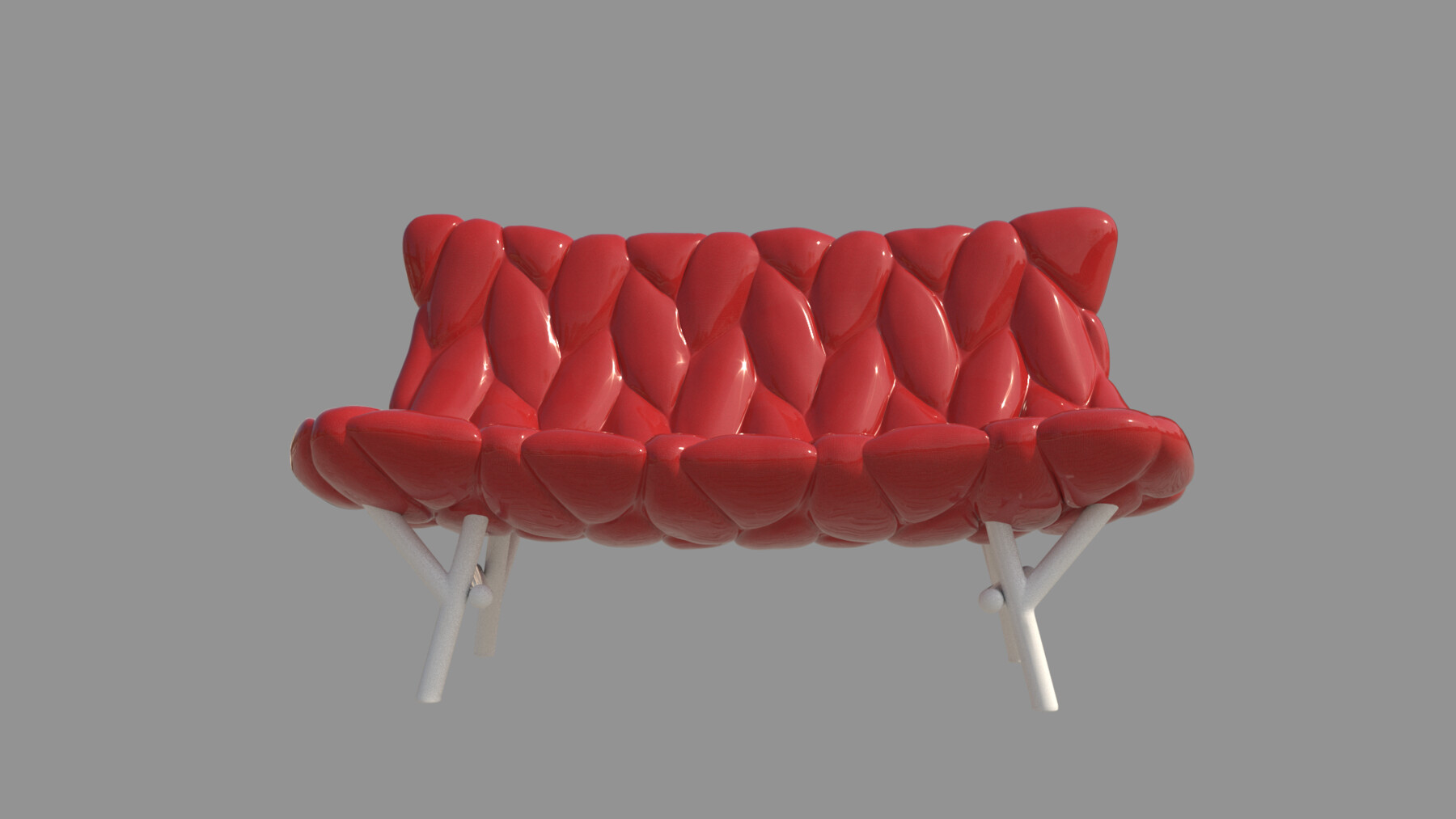 ArtStation - Red Double chair | Resources