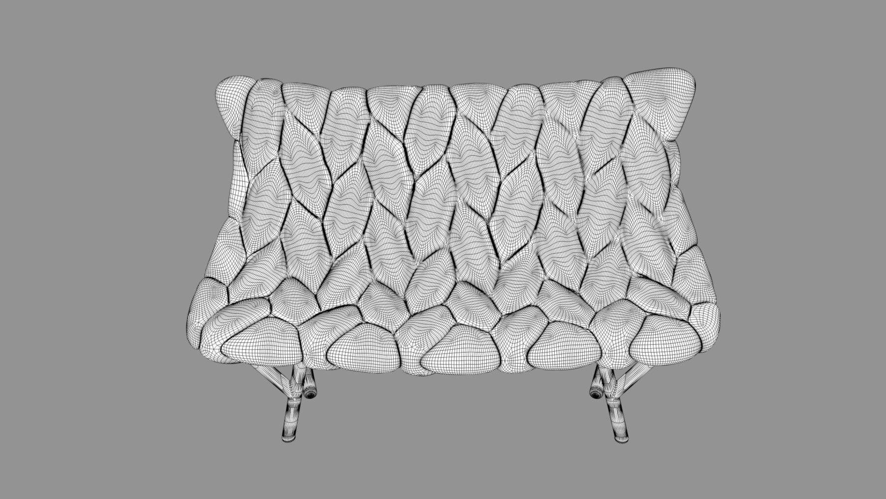 ArtStation - Red Double chair | Resources