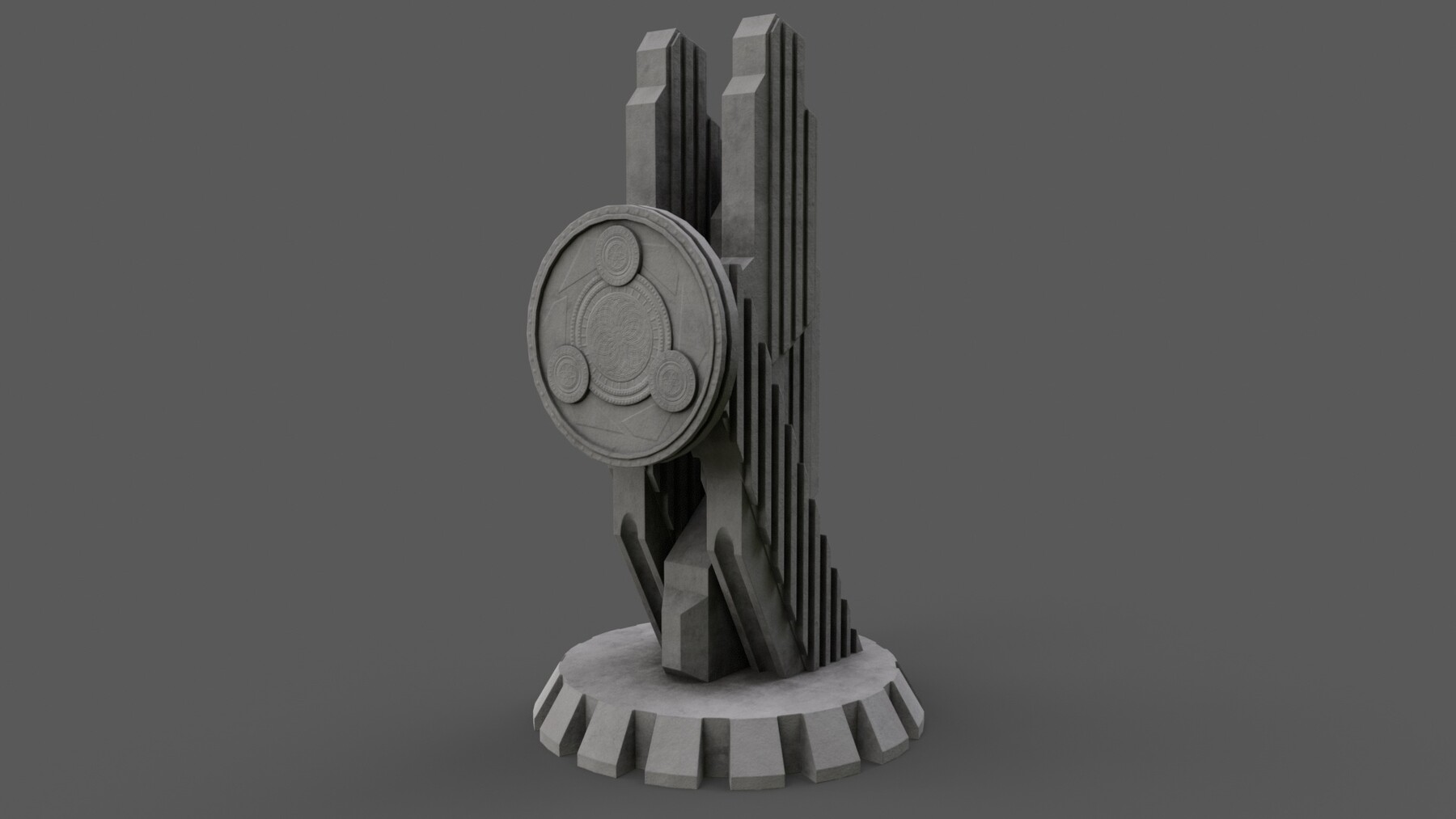 ArtStation - PBR Modern Monument and Memorial B | Game Assets
