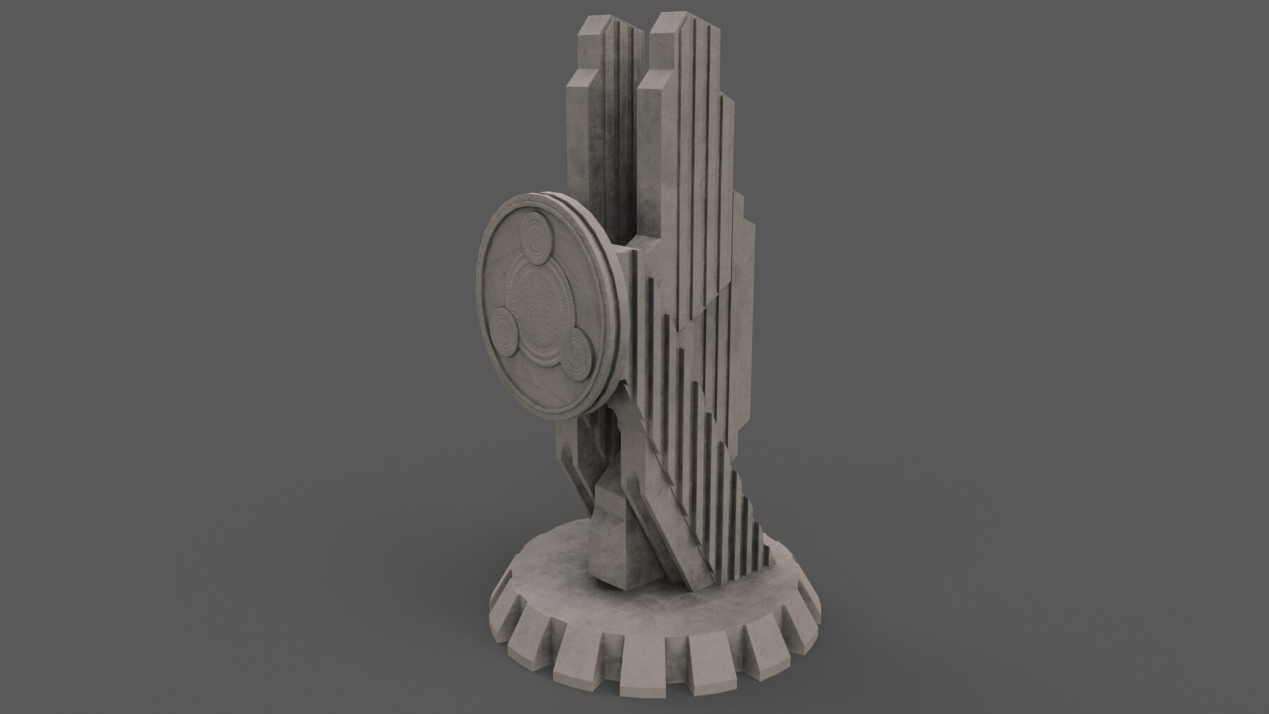 ArtStation - PBR Modern Monument and Memorial B | Game Assets