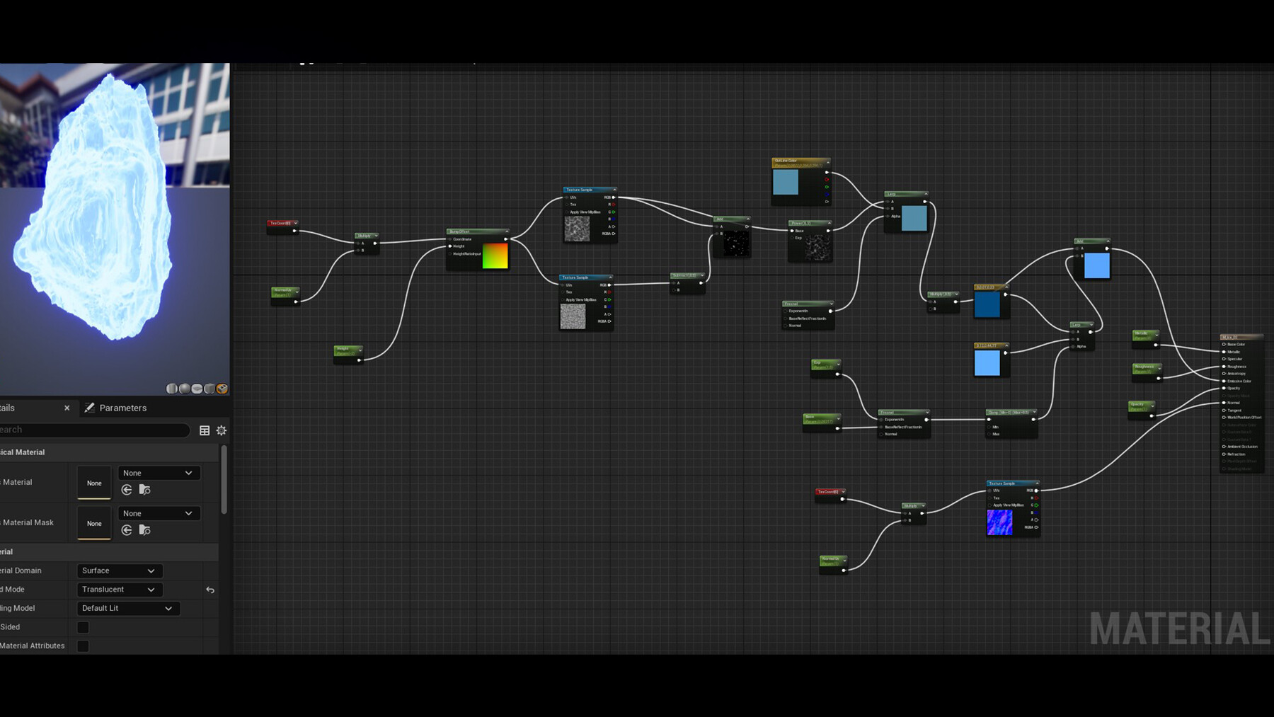 ArtStation - Realistic Glacier Material Pack For UE5 | Game Assets