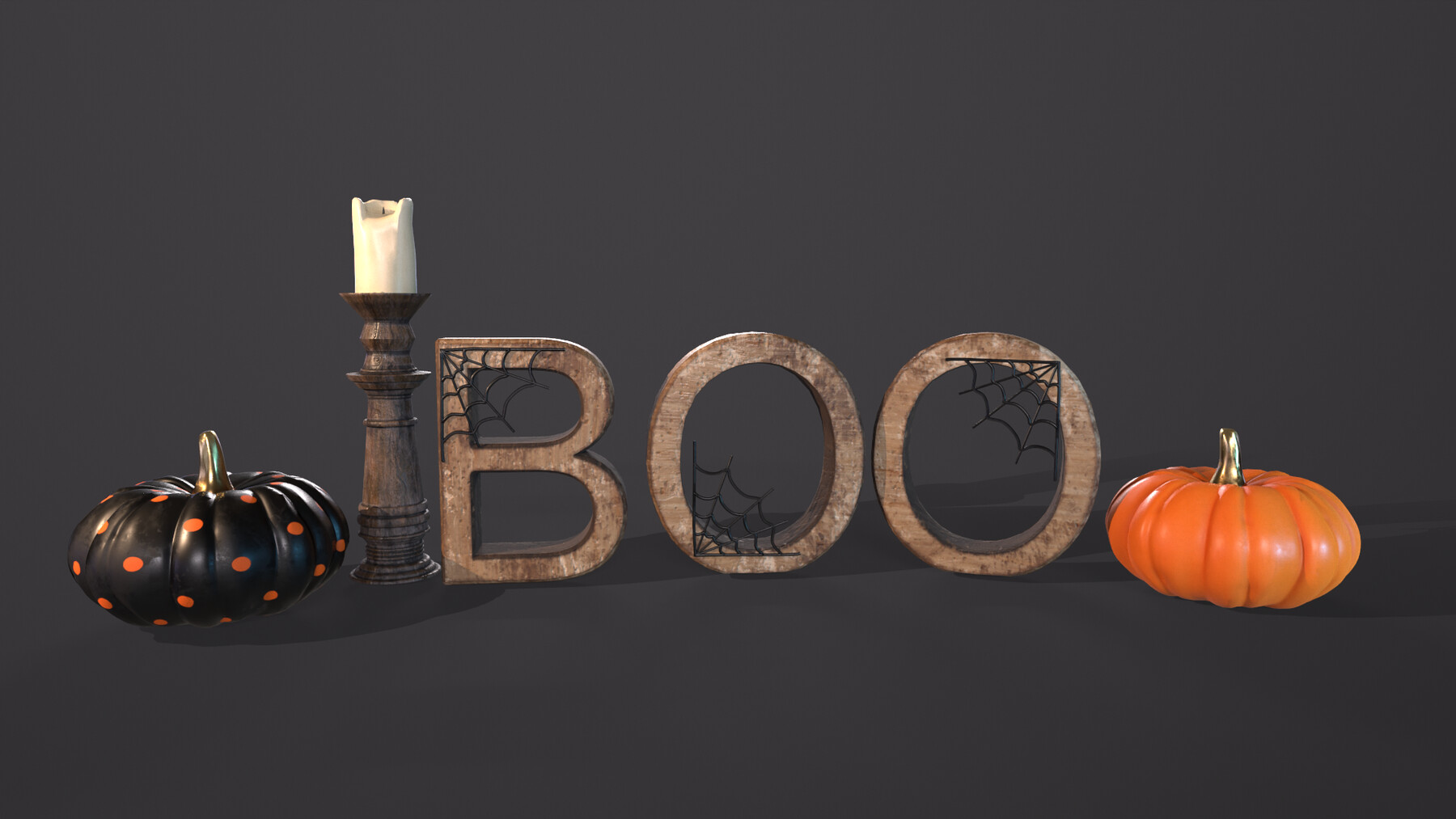 ArtStation - Halloween props - Decoration set | Resources