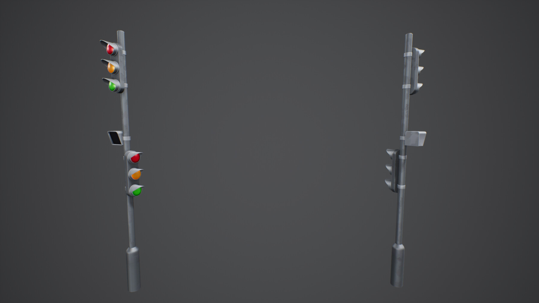 ArtStation - Stylized Traffic Lights | Game Assets