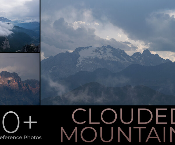 ArtStation - Clouded Mountains - Reference Pack | Resources