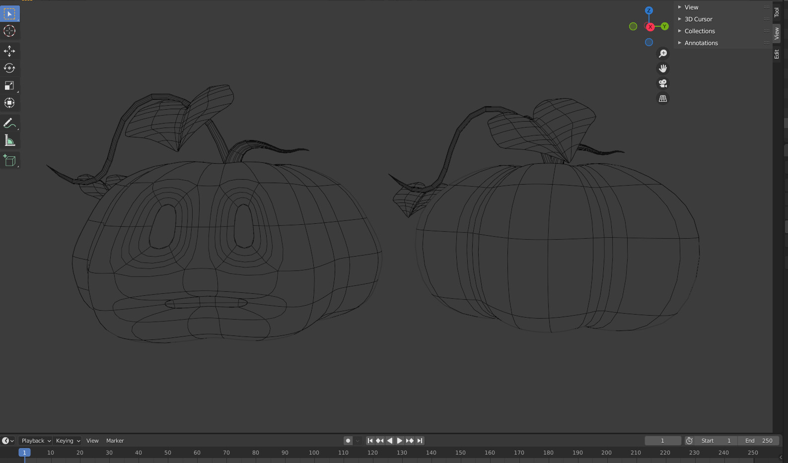 ArtStation - Halloween Pumpkin | Game Assets
