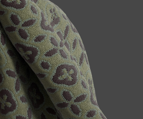 ArtStation - 16 Heavy Embroidered Fabric - 4K - Texture maps (Albedo ...