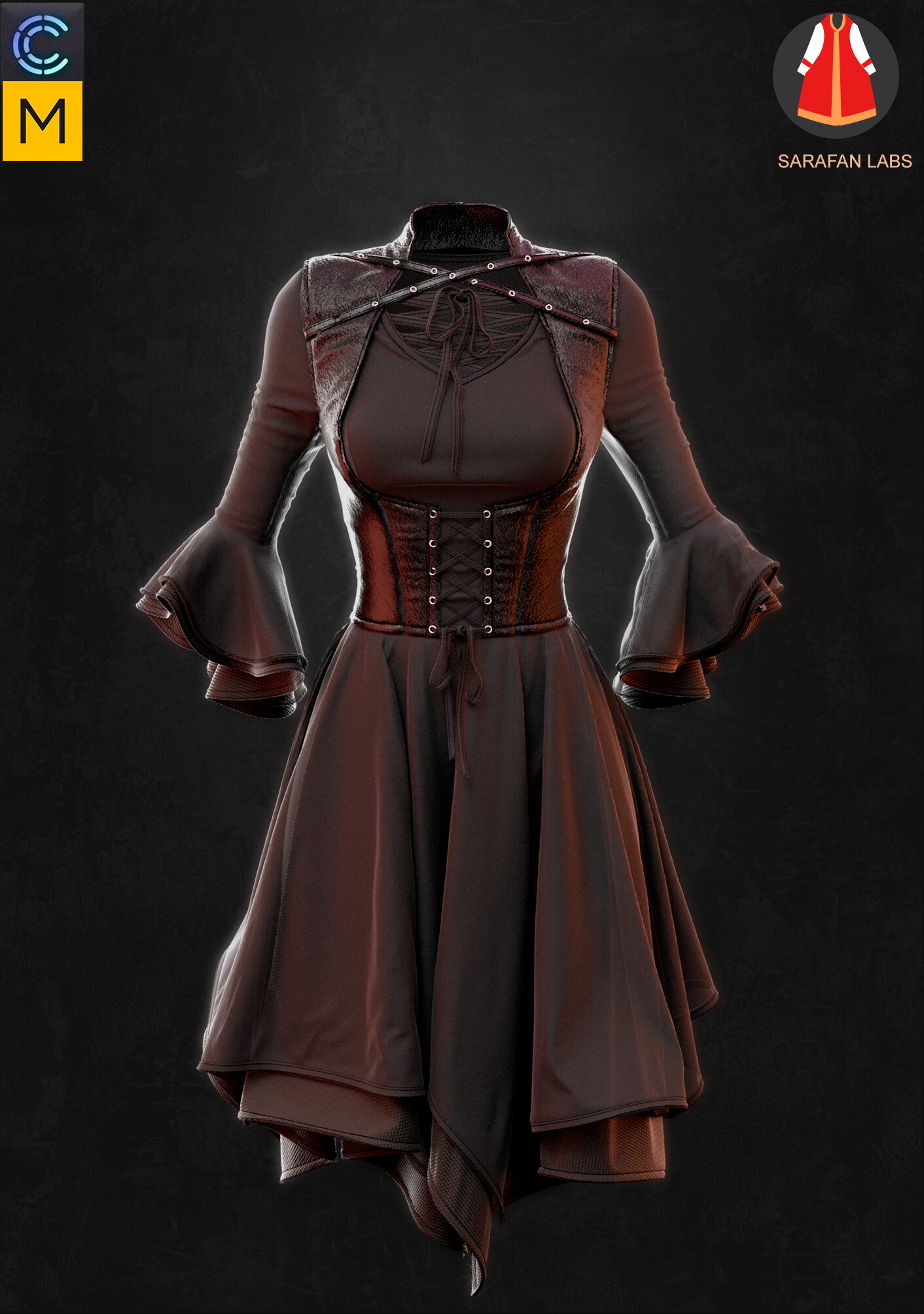 ArtStation - Set of Women`s Dress | Game Assets