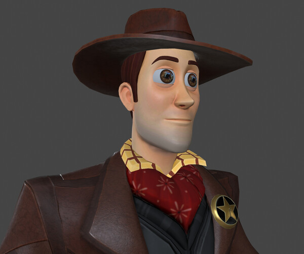 ArtStation - WUDY.010 Rigged Woody | Game Assets