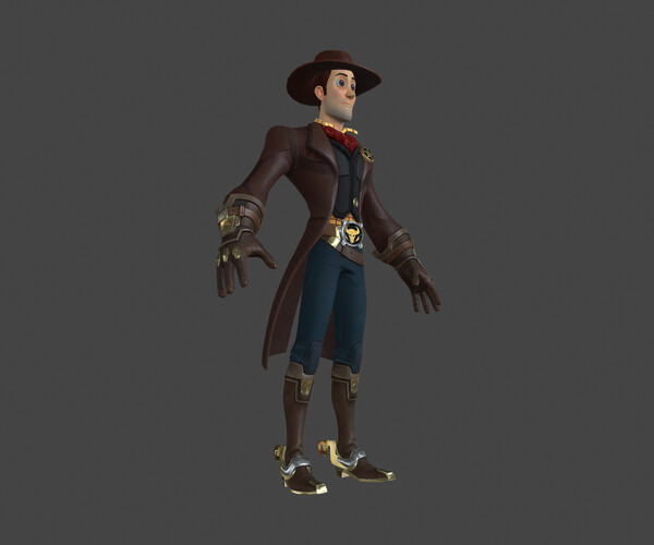 ArtStation - WUDY.010 Rigged Woody | Game Assets