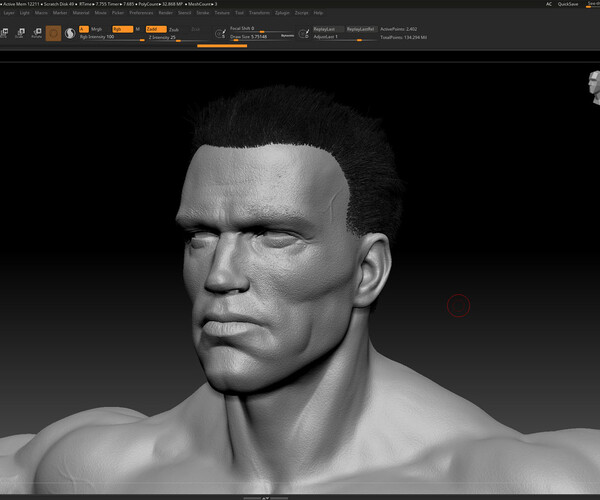 ArtStation - 3D Model Realistic Arnold Schwarzenegger | Game Assets