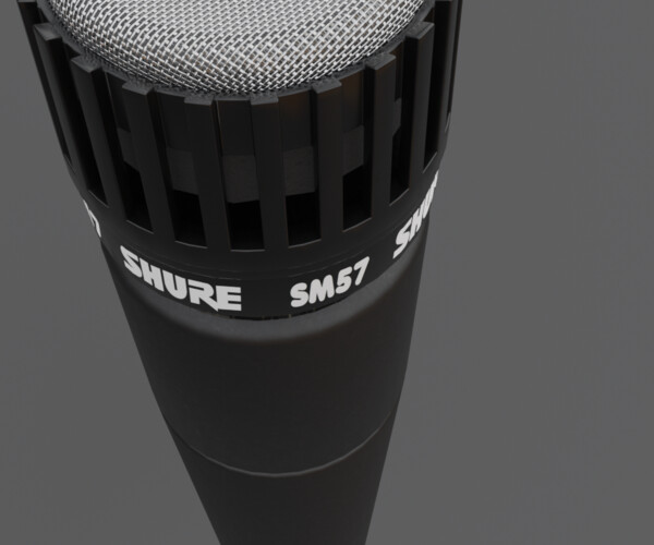 ArtStation - Shure Sm57 3D model | Game Assets