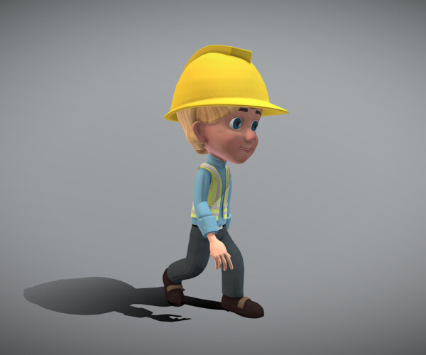 ArtStation - Cartoon Worker | Game Assets