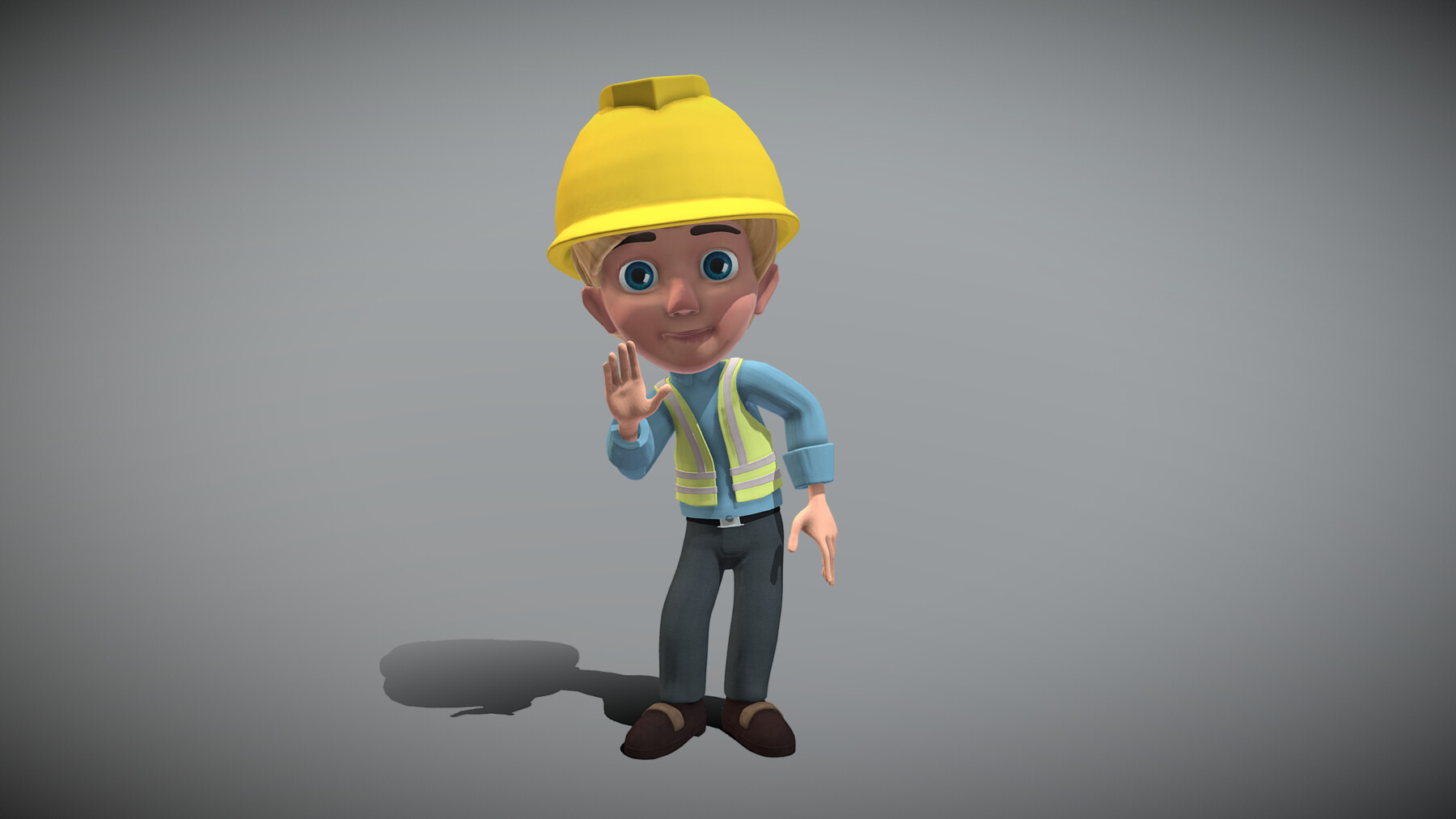 ArtStation - Cartoon Worker | Game Assets