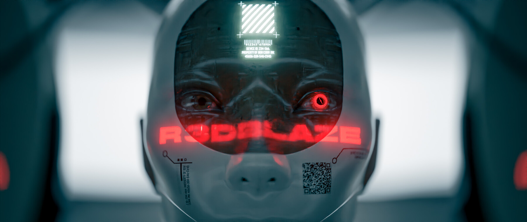 ArtStation - CYBORG HEAD | rigged + animated | blend file | Resources