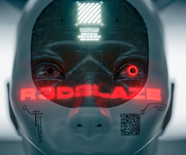ArtStation - CYBORG HEAD | rigged + animated | blend file | Resources