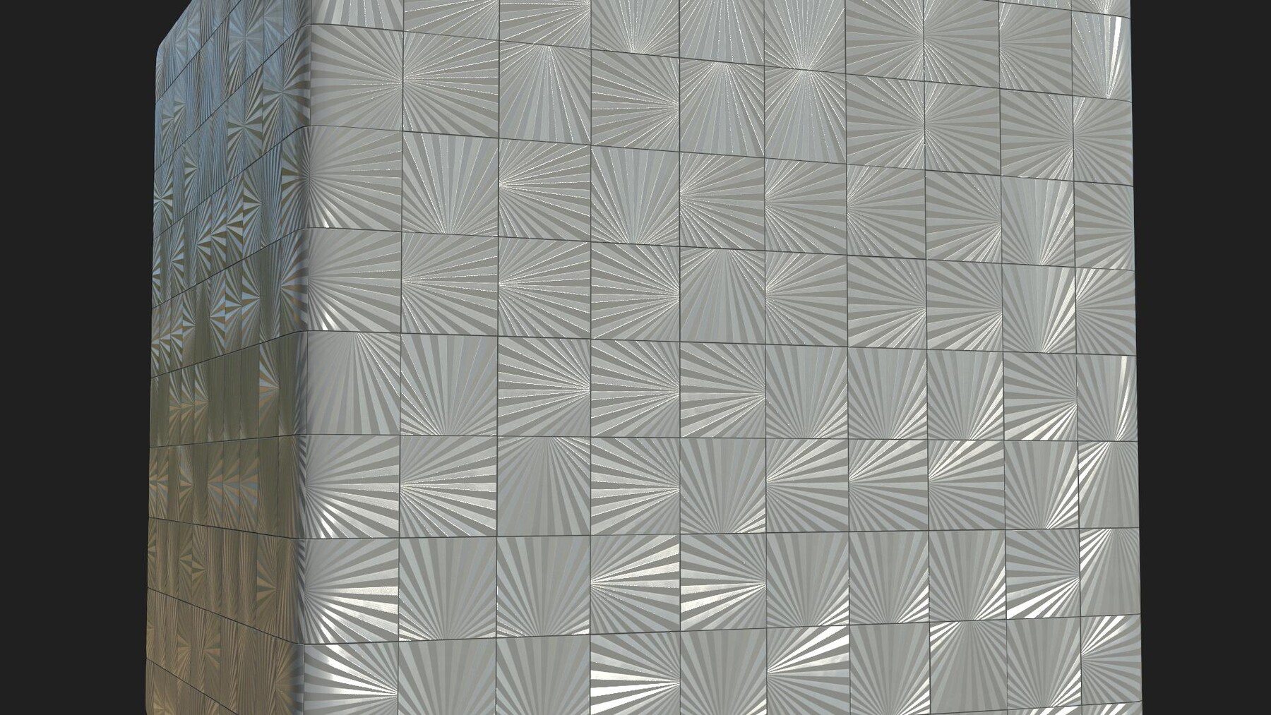 ArtStation - Fan Pattern Wall Substance .sbs .sbsar | Game Assets