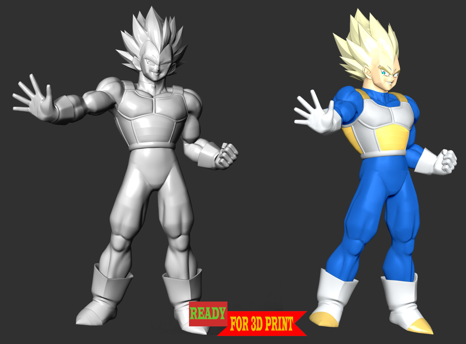 ArtStation - Vegeta SSJ - Dragon Ball | Resources