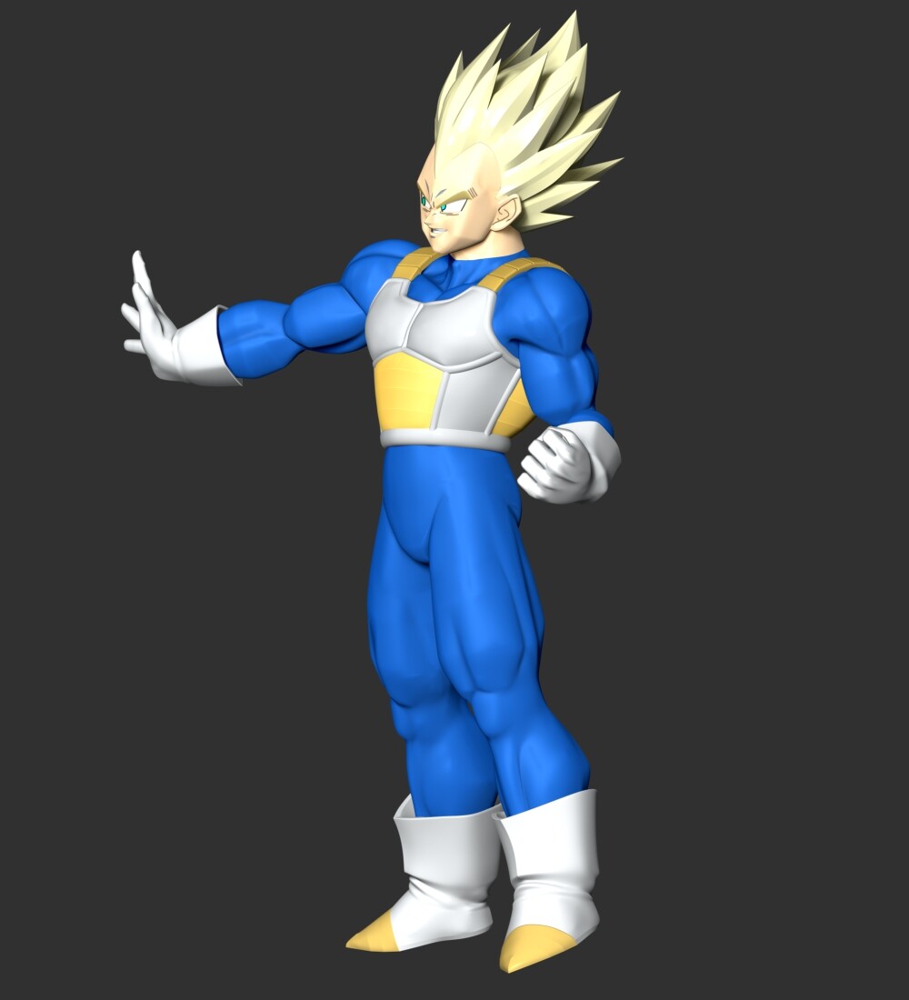 ArtStation - Vegeta SSJ - Dragon Ball | Resources
