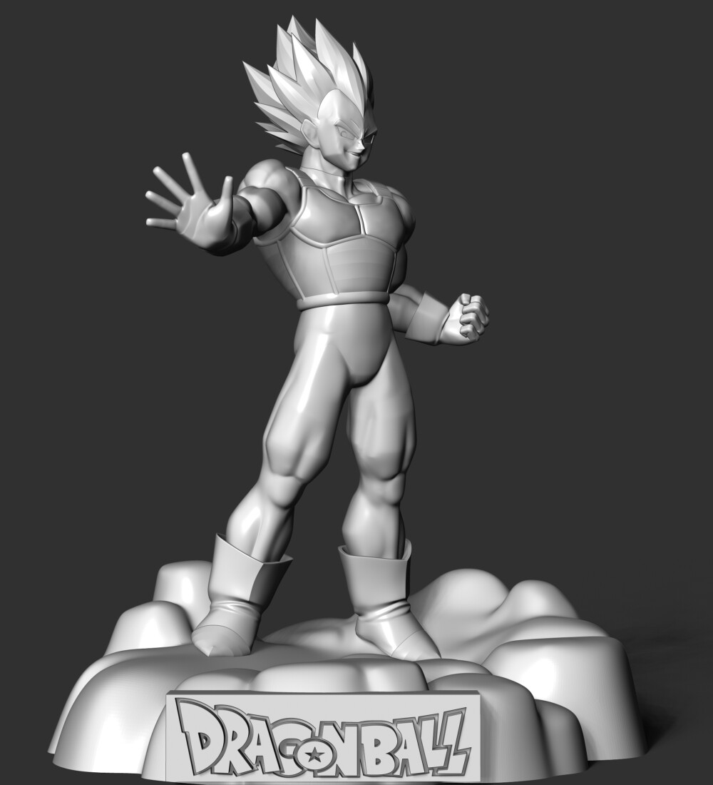 ArtStation - Vegeta SSJ - Dragon Ball | Resources