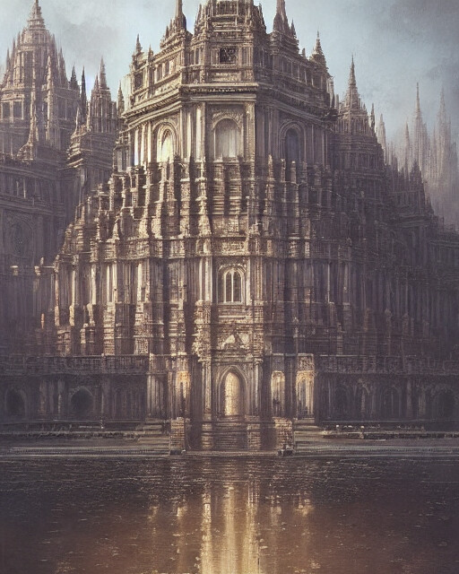 ArtStation - Grand temple (High res)(5 Versions) | Artworks