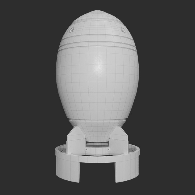 ArtStation - Fallout Mini Nuke 3D model Free | Resources