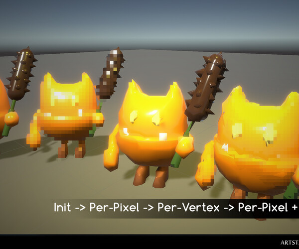 Artstation Decompiled Art Unity Retro Effect Psone Shader Resources