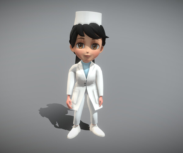 ArtStation - Cartoon Nurse | Game Assets
