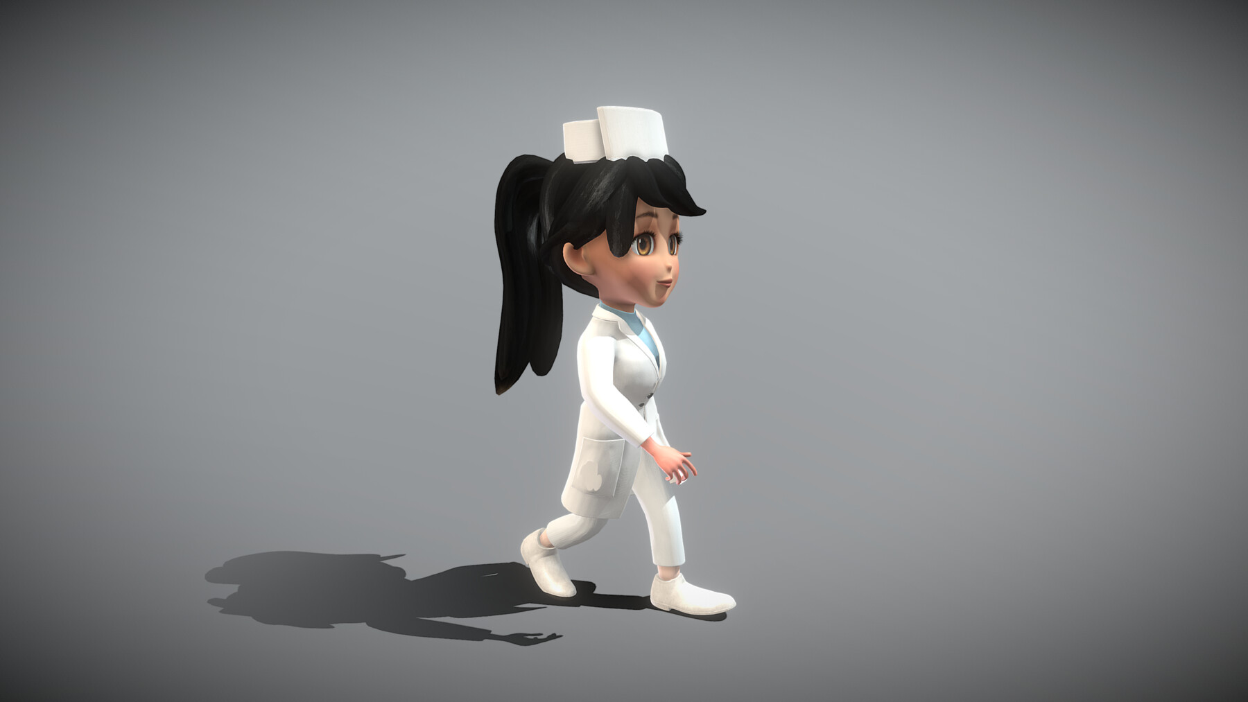 ArtStation - Cartoon Nurse | Game Assets