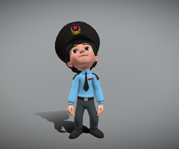 ArtStation - Cartoon Police | Game Assets