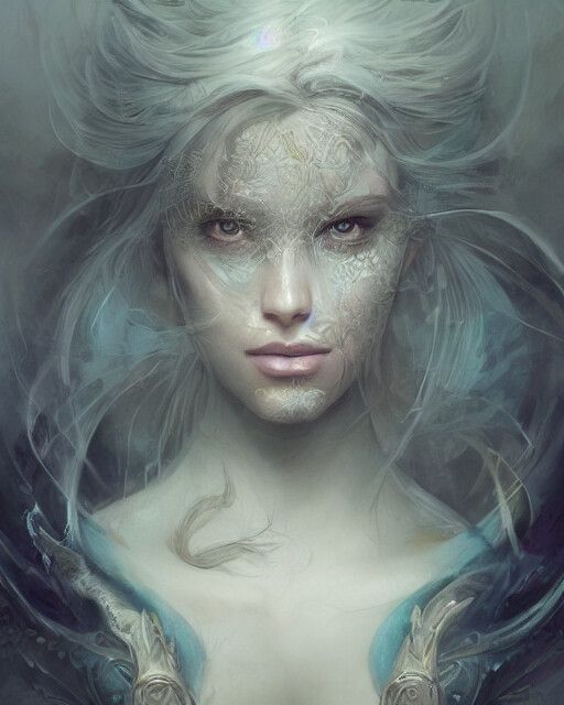 ArtStation - Elven Mage Portrait Artwork (7 versions)(High Res) | Artworks