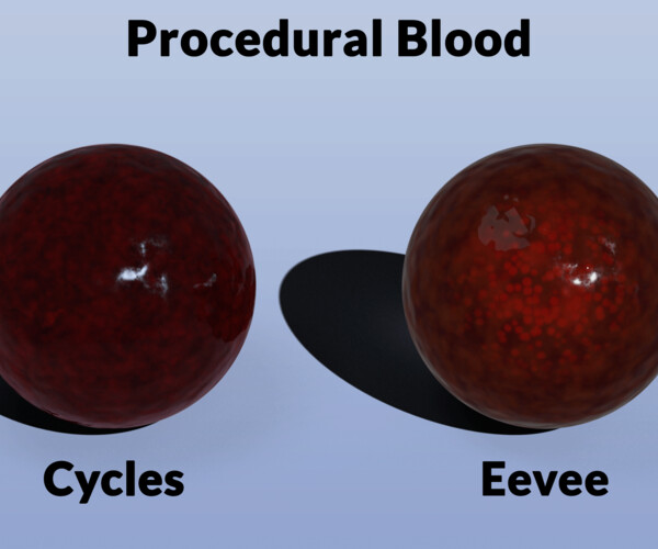 ArtStation - Procedural Blood/liquid gore shader for Blender Cycles and ...