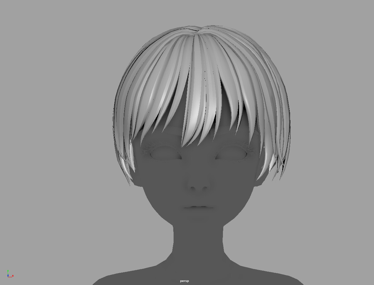 ArtStation - 4 cartoon Loli Beautiful Female stylish Hairstyles ...