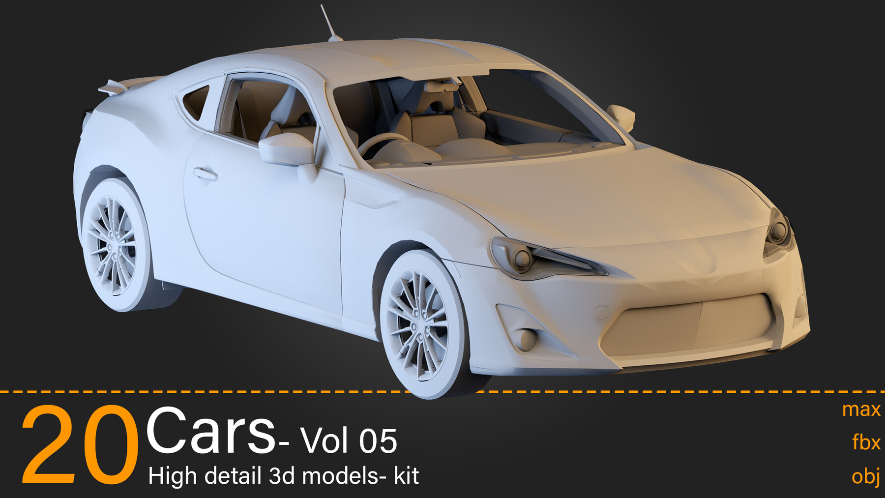 ArtStation - 20- Cars- Vol 05- 3d models-max.fbx.obj | Resources