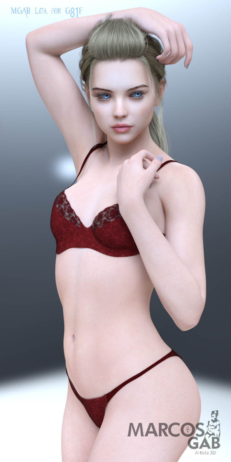 ArtStation - MGAB Lea for Genesis 81 Female | Resources