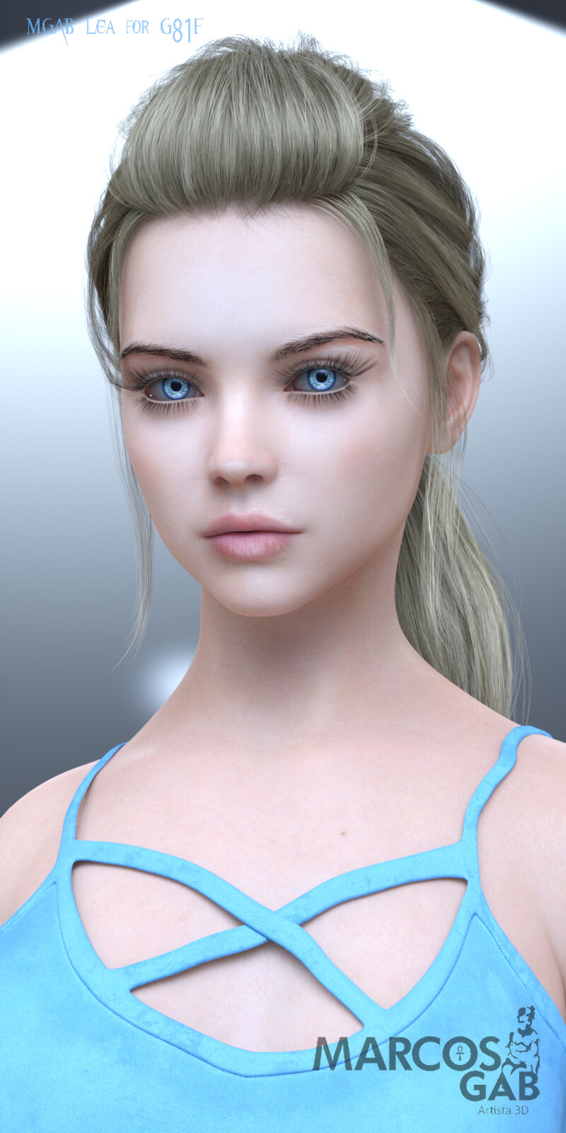 ArtStation - MGAB Lea for Genesis 81 Female | Resources