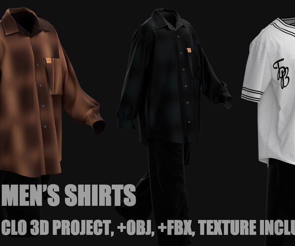 ArtStation - Man's Shirt Outfit | Game Assets