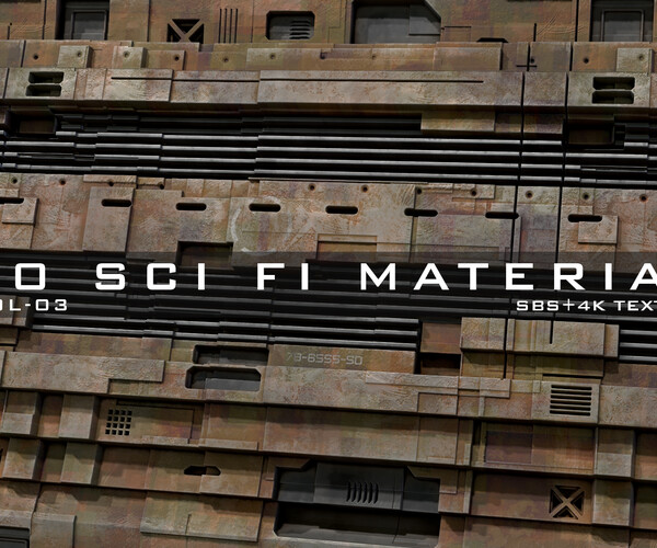 ArtStation - 20 sci fi material - vol 03 | Resources
