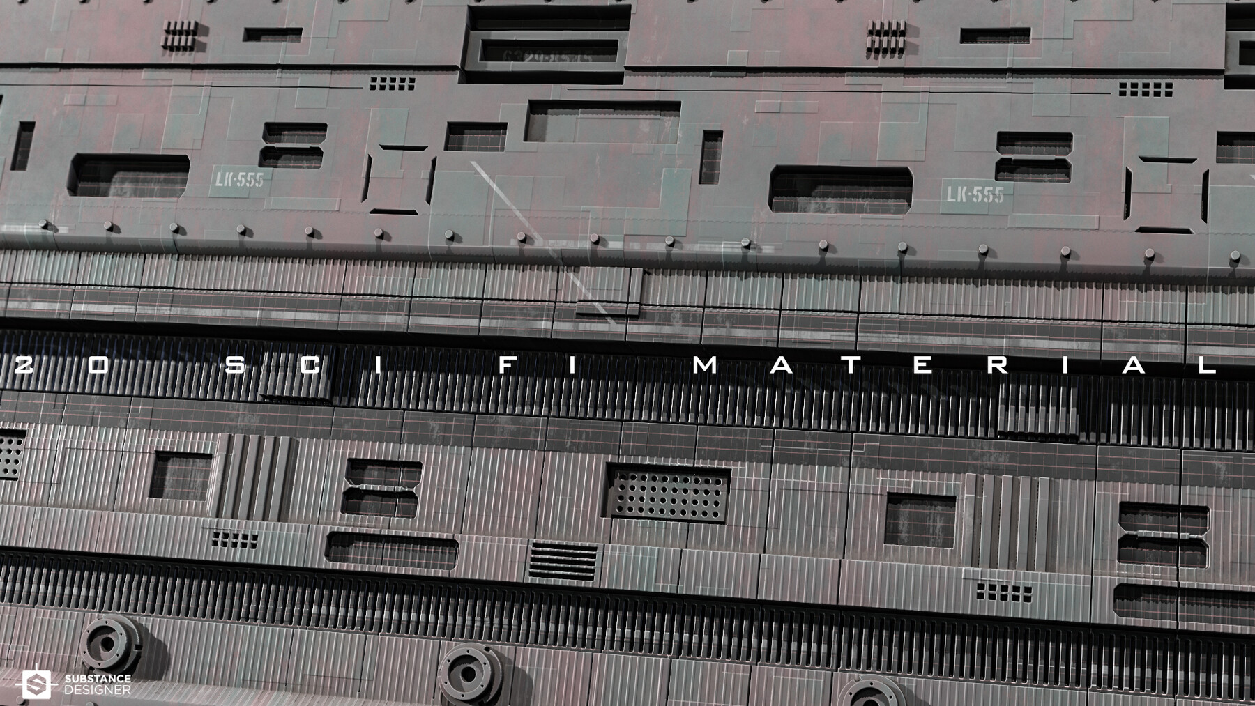 ArtStation - 20 sci fi material - vol 03 | Resources