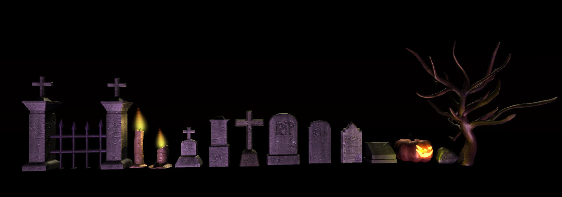 ArtStation - |::GRAVEYARD ASSET PACK::| | Game Assets