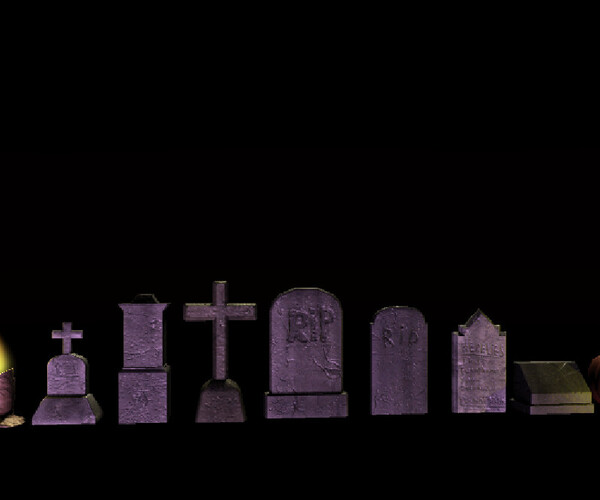 ArtStation - |::GRAVEYARD ASSET PACK::| | Game Assets