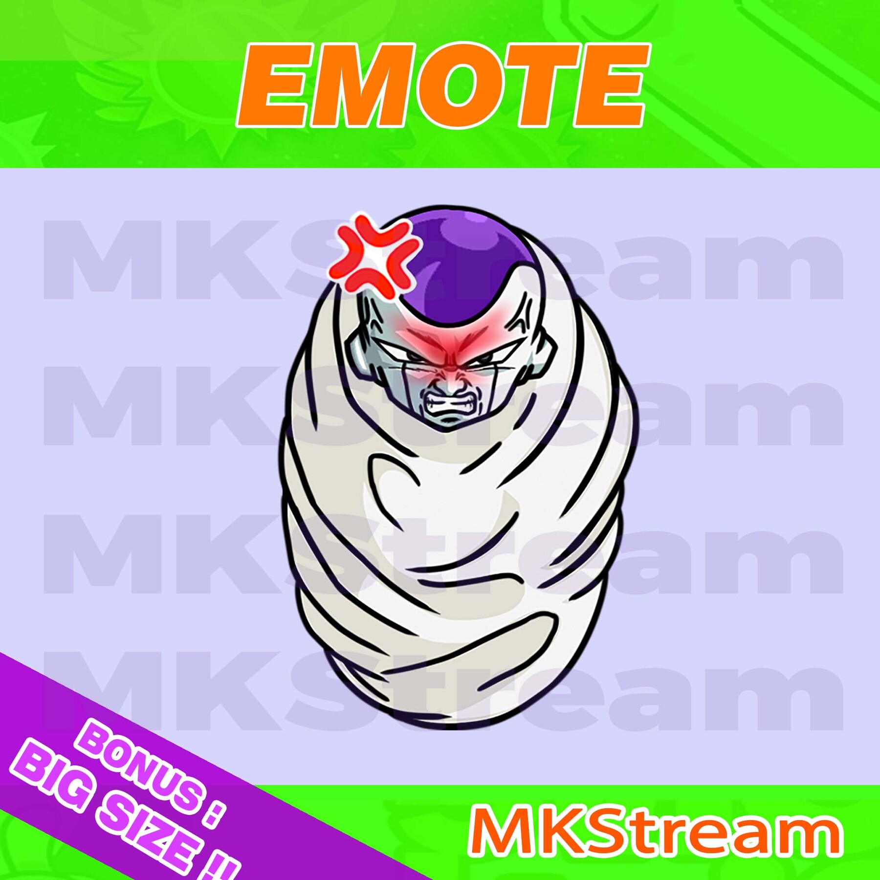 ArtStation - Twitch emotes cocoon frieza rage | Artworks